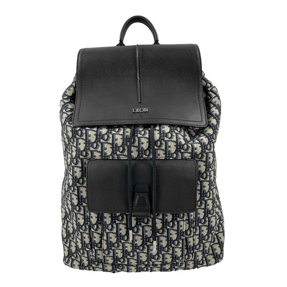 Dior | Bags | Dior Motion Backpack Oblique Jacquard Grained Calfskin ...